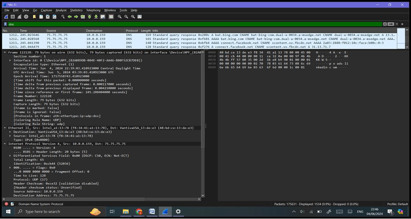 Analyze Network Traffic Using Wireshark Wireshark